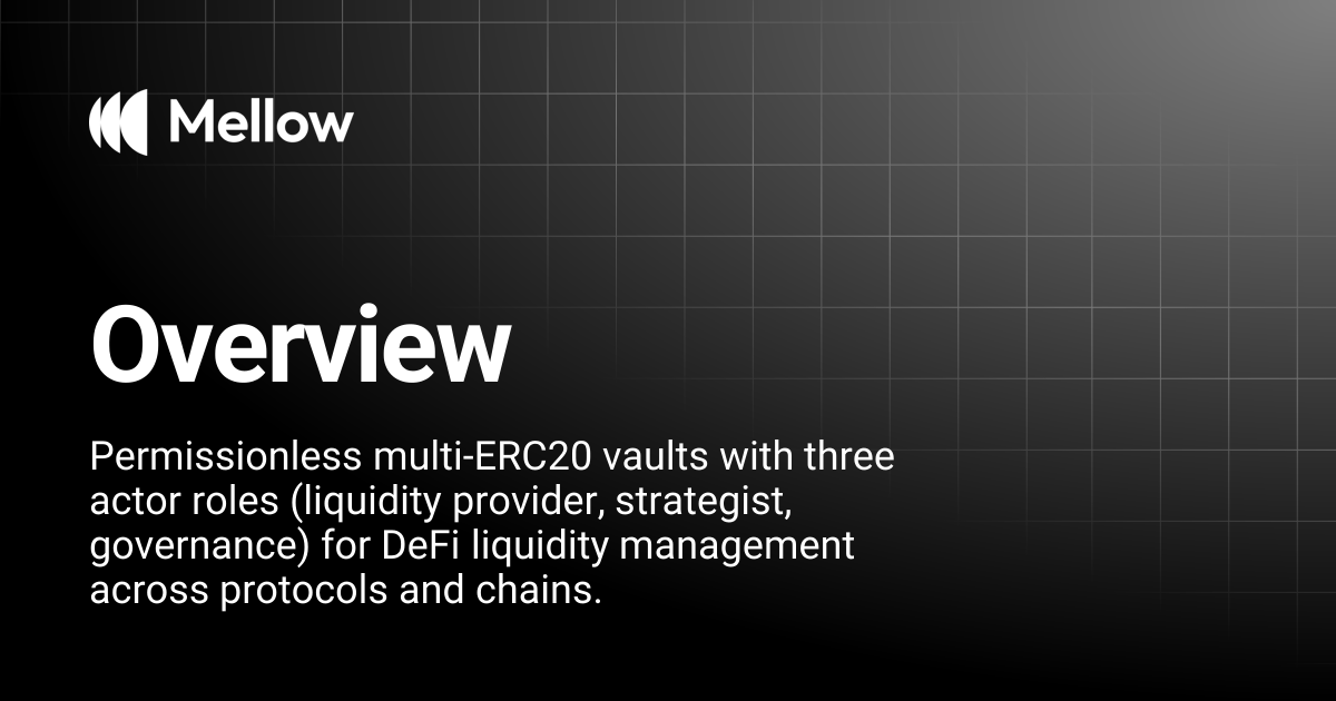 Overview | Mellow Protocol
